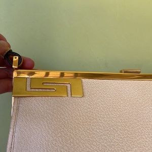 Versace | Bags | New Vintage Light Creamgold Versace Leather Shoulder ...